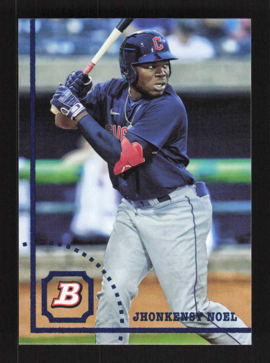 Jhonkensy Noel 2022 Bowman Heritage Prospects Cleveland Guardians #BHP ...