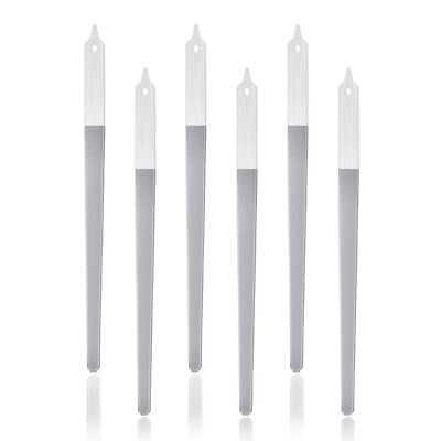 6Pcs Diamond Deb Nail File Metal Nail File with Sharp Pointed Tip ...