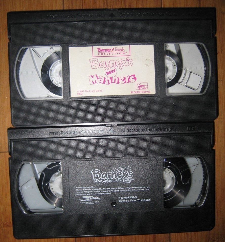 Rare Barney & Friends Vhs Tapes Huge Lot 17 Collectible HTF VTG ...