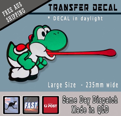 YOSHI STYLE Reflective vinyl decal sticker Funny Bumper Window Laptop ...