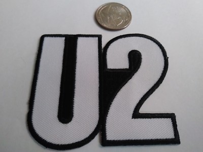 New U2 Logo Embroidered Iron On Patch (Bono, Irish Band, Rock, Pop ...