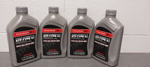 4 QTS Genuine Honda Oem ATF Type 3.1 Fluid | eBay