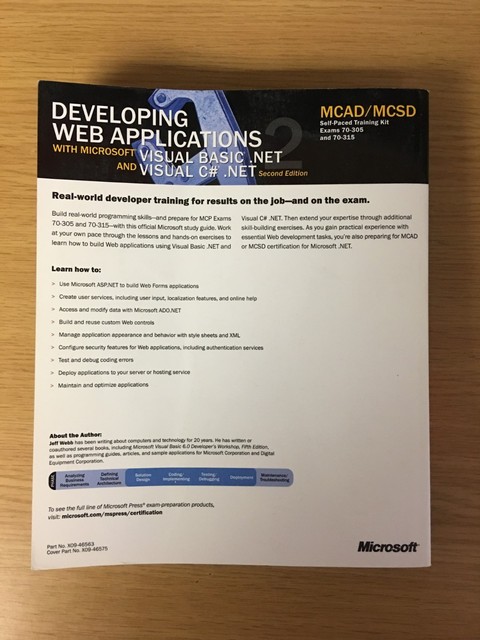 Microsoft Press Training Kit Ser.: Developing Web Applications with Microsoft® Visual Basic ...