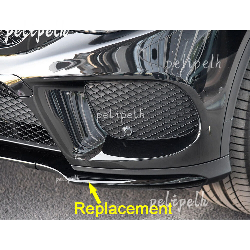Front Bumper Left Outer Black Trim Molding Fit For 2016-19 Mercedes ...