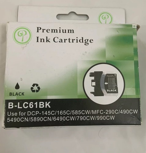 Green Project Ink Cartridge Black Magenta Cyan Replaces Brother LC61BK ...