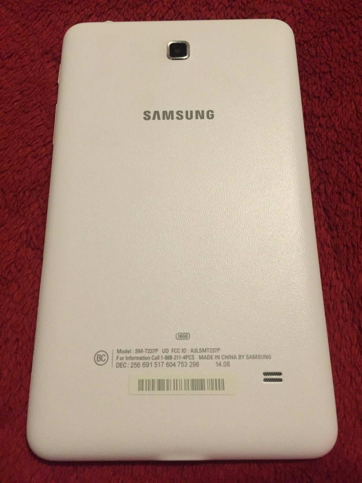 Samsung Galaxy Tab 4 SM-T237P 16GB, Wi-Fi + 4G (Sprint), 7in - White ...