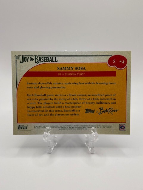 2023 Topps X Bob Ross The Joy of Baseball - #5 Sammy Sosa - Chicago ...
