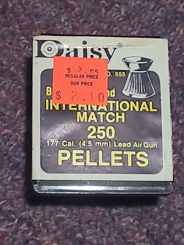 NIP Vtg Daisy International Match 4.5mm .177 Caliber Pellets 250ct | eBay