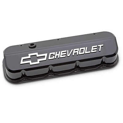 Proform for Engine Valve Covers Tall Die-Cast BB Chevy Liquid Black w ...