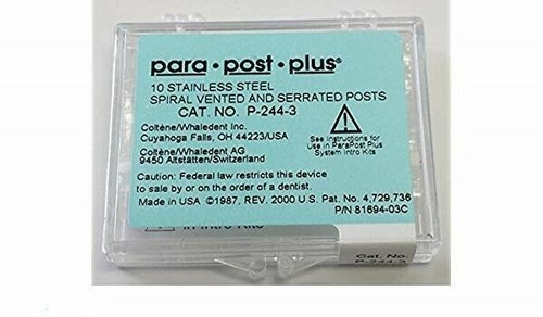ParaPost Plus Endodontic Post System Stainless Steel 12 Refills ...