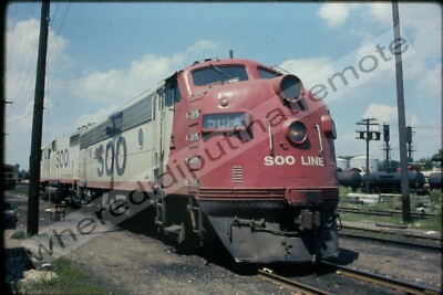 Original Slide Soo Line SOO No. 501A EMD FP7A 7-12-1969 Schiller Park ...