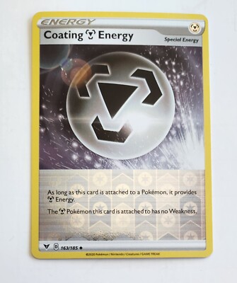 Pokemon TCG Reverse Holo Coating Energy 163/185 Vivid Voltage FREE ...
