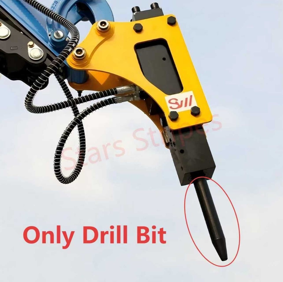 Breaker Bit Chisel Point Hydraulic Jack Hammer for 0.8T-2T Breaker ...