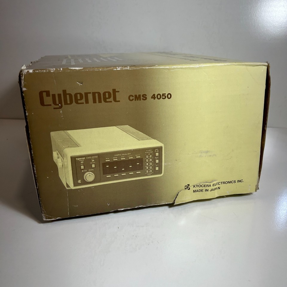 NEW KYOCERA Cybernet CMS4050 LED marine stereo amp w/equalizer MADE IN JAPAN E63 | eBay