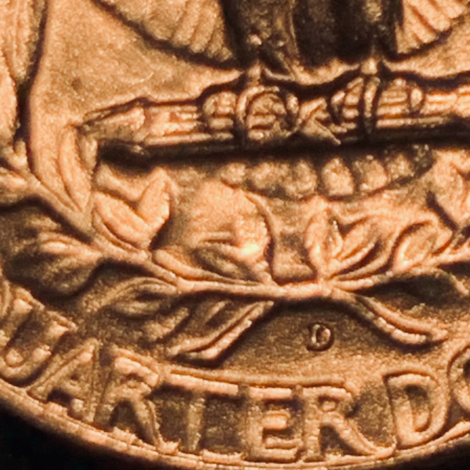 1950 D, D/S WASHINGTON QUARTER RARE “D OVER S” MINTMARK VARIETY GEM BIG ...