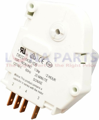 Defrost Timer for Frigidaire, 241705102, AP5986785, PS11726371 ...