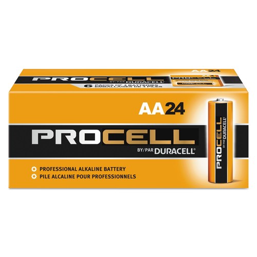 DURACELL Procell AA Alkaline Battery PC1500 - 24 Box Pack - Long ...