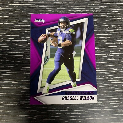 Russell Wilson Purple SP #37 2021 Panini Rookies & Stars Football Card ...