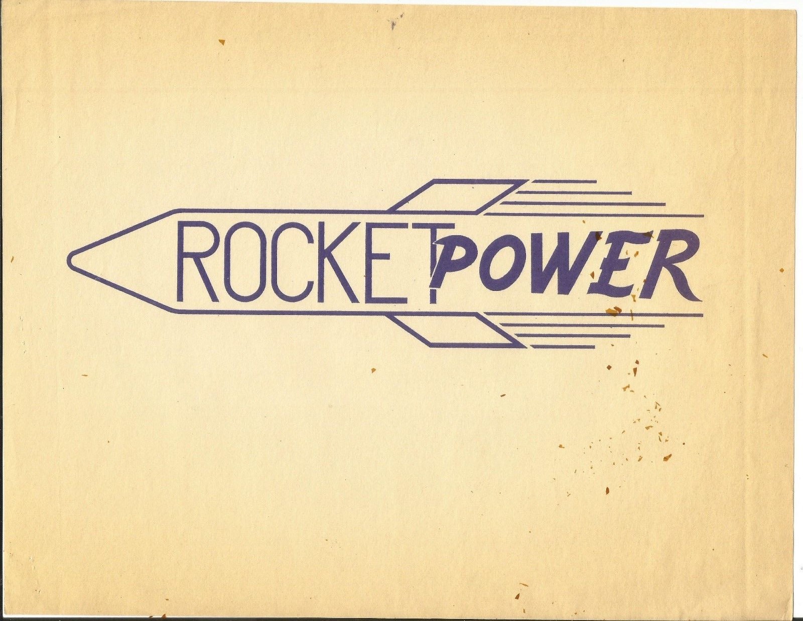 Drawing-ROCKET POWER,logo.rocket ship.Stylized logo.1980-1990s ...