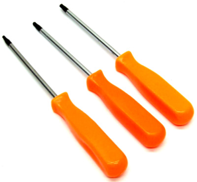 3 pc Torx Screwdriver Magnetic Tip Torque T15 T20 T25 x 4" Heate ...