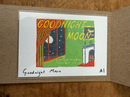 Ana Inciardi Mini Print - Goodnight Moon - New Red Version | eBay