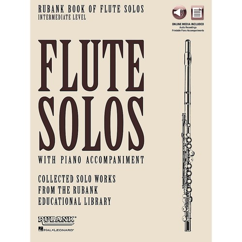 Rubank Book of Flute Solos - Intermediate Level Softcover Media Online ...