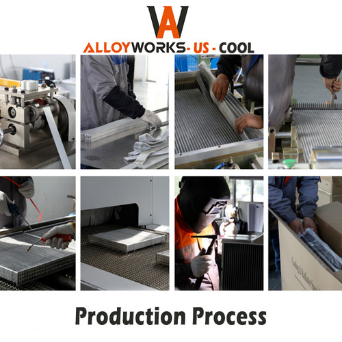 For 1982-1994 1986 1987 1990 Ford Ranger V8 Engine Swap 4 ROW Aluminum ...