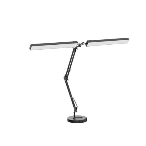 2-in-1 LED Desk Lamp, 24W Brightestwith Table Lamp with Clamp, Desk ...