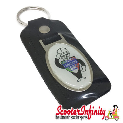 Key ring chain - Lambretta Service Agent No. 2 (Black) | eBay UK