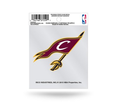 Cleveland Cavaliers Sword Logo Static Cling Window Decal Sticker Free ...