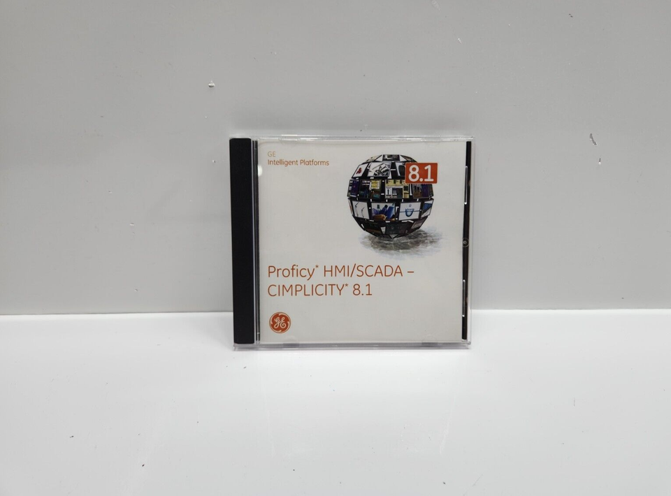 GE PROFICY HMI/SCADA CIMPLICITY 8.1 AND HISTORIAN 4.0 SOFTWARE DVD ROM ...