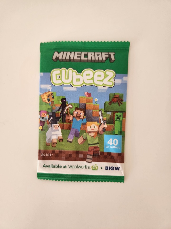 12x Minecraft Woolworths Woolies Cubeez 2025 NEW SEALED UNOPENED collectables | eBay Australia