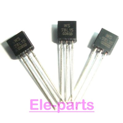 100 PCS L78L15 TO-92 78L15 LM78L15 Positive-Voltage Regulators ...