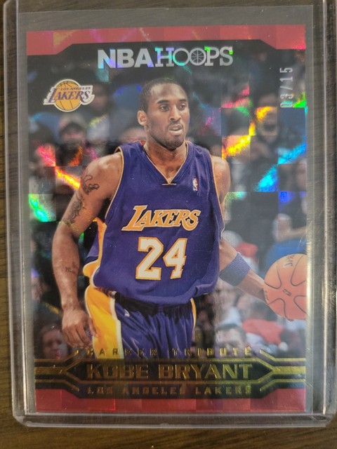 2017-18 Panini NBA Hoops - Kobe Bryant Career Tribute Red Checkerboard ...