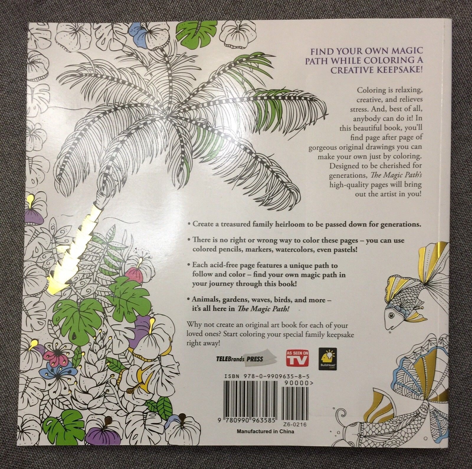 The Magic Path Colorama Adult Coloring Book & Coloring Pencil Drawings ...