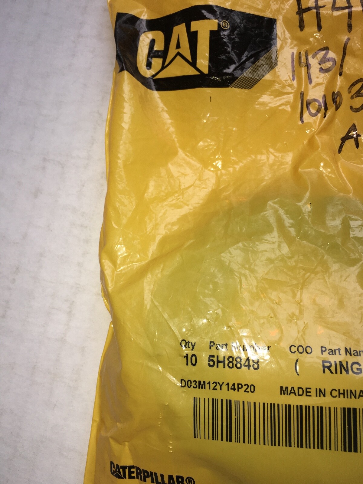 CATERPILLAR O-Ring Pt# 5H-8848 Cat Seal - 10 Rings 1 Money for sale ...