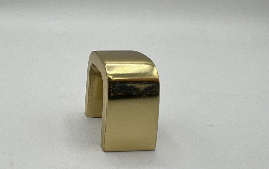 Rejuvenation Hardware Finger Pull Aged Brass Larkin C9062 Pottery Barn ...