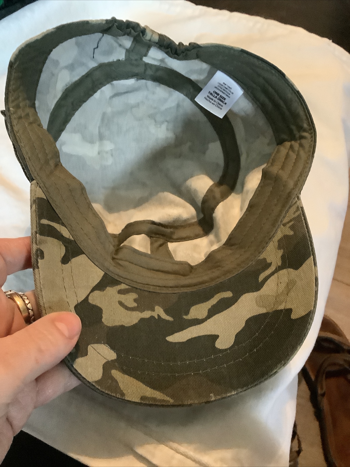 Cadet Military Army Camo Camouflage Cap Hat - Gem