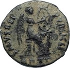 EUDOXIA Arcadius Wife 401AD Authentic Ancient Roman Coin VICTORY CHI ...