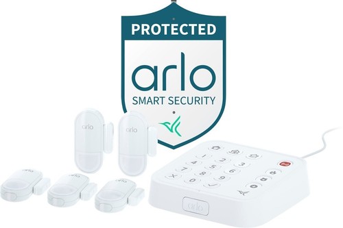 Arlo Home Security System with Wired Keypad Sensor Hub, 5 8-in-1 ...