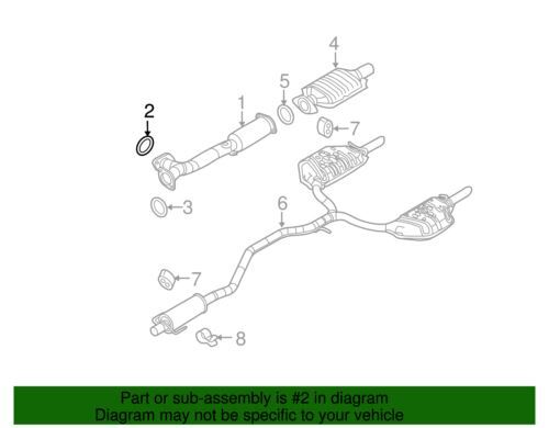 Genuine Ford Exhaust Pipe To Manifold Gasket 6E5Z-9450-AA | eBay