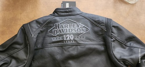 OEM Men's Harley Davidson 120th Anniversary Revelry Leather Jacket ...