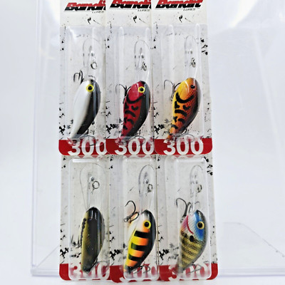 New Bandit 300 Crankbait Fishing Lure Depth 8 - 12 Feet You Choose ...