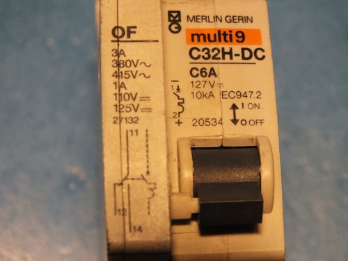 MERLIN GERIN multi9 C32H-DC C6A 1P 20534 & OF 27132 | eBay