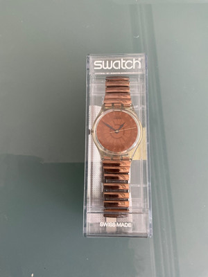 Swatch “Copper Dusk GK127” Vintage 1990 Watch MIB, No Battery | eBay