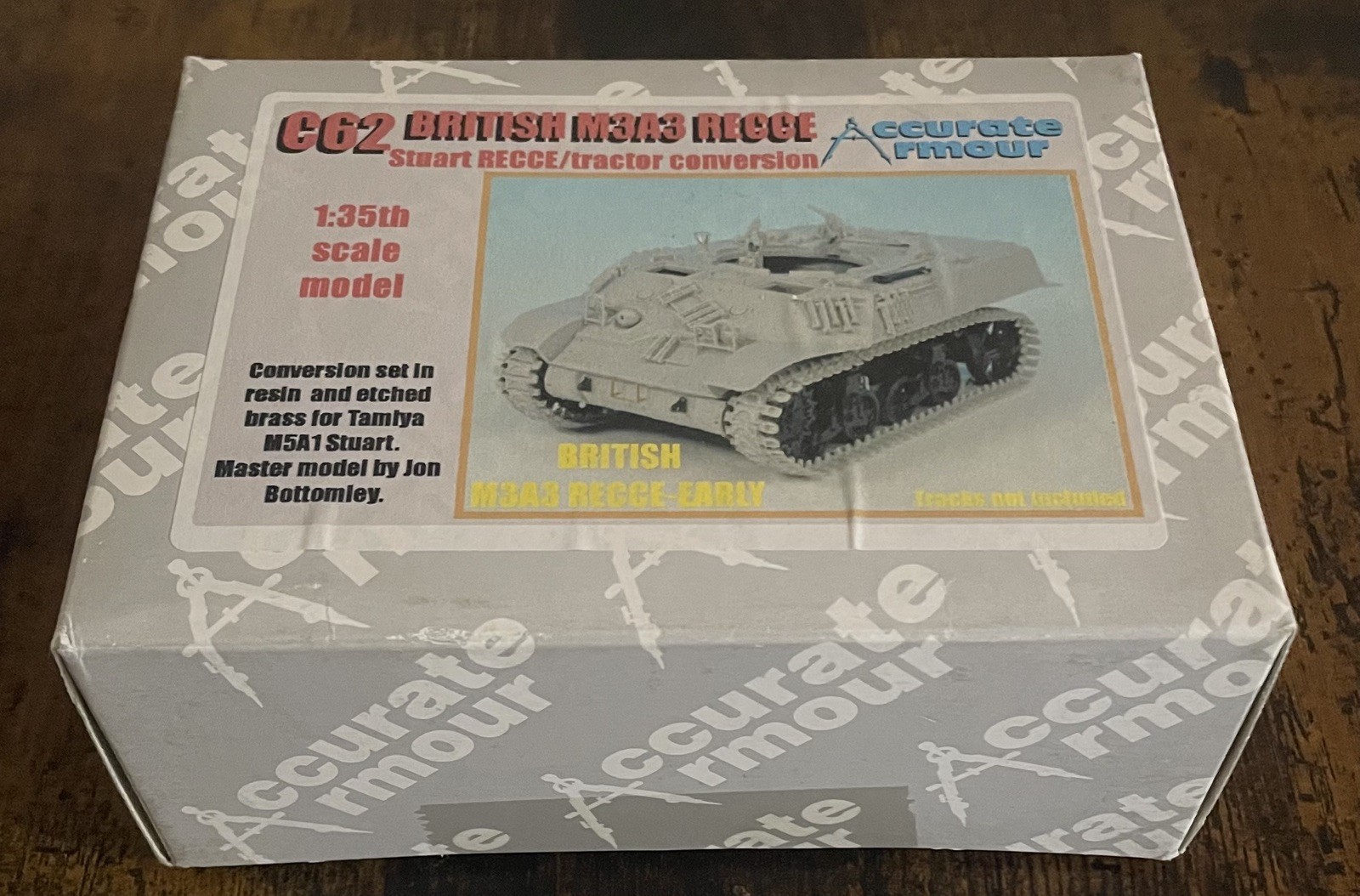 Accurate Armor C61 Stuart-III M3A1 British/US Light Tank Conversion Kit ...