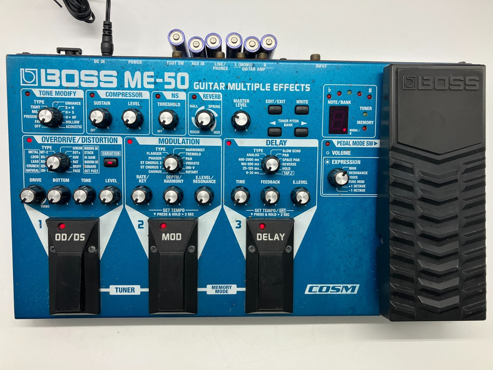 Boss ME-50 Guitar Multiple Effects 2003 w/Adapter Working BR48892 | eBay