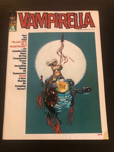 Warren Publishing VAMPIRELLA #3 (January 1970) Rare low-printrun Todd ...