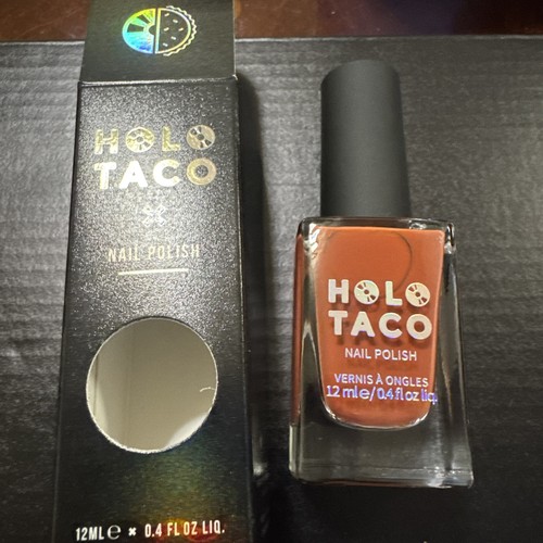 Holo Taco - Brick Wall Creme Nail Polish 12ml New with Box - Warm Red ...