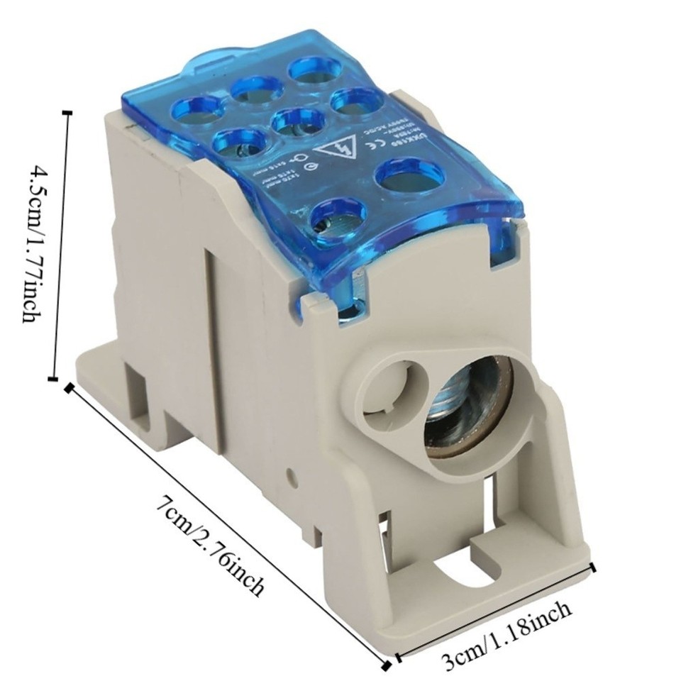160A UKK160 DIN Rail Terminal Block Box Distribution Cabinet | eBay ...
